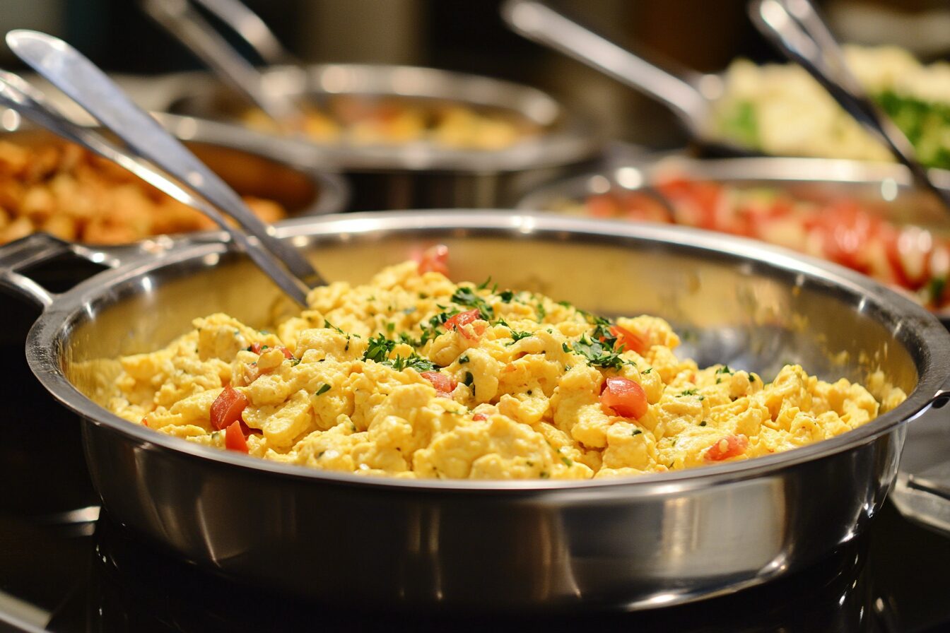 Why Hotel Buffet Scrambled Eggs Are Always Bad News - Recipe Heaven
