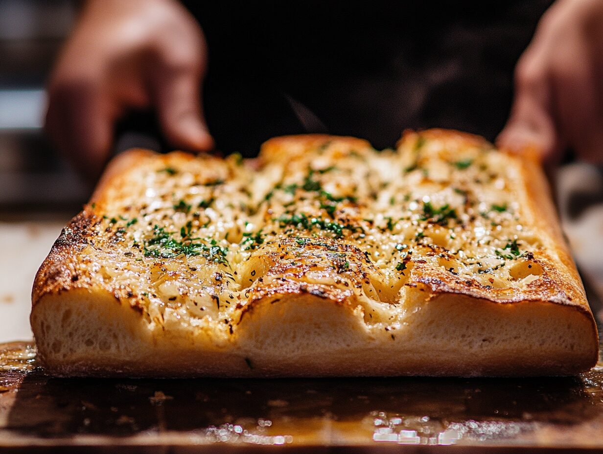 Here's What Restaurants Do To Make Their Garlic Bread So Tasty - Recipe ...