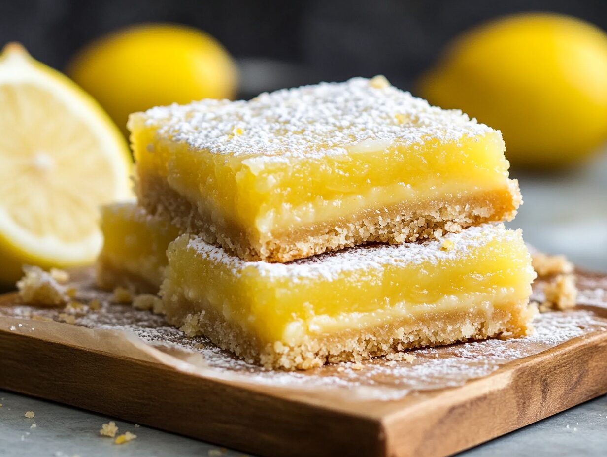 Everyone Agrees These Are The Best Lemon Bars Ever - Recipe Heaven